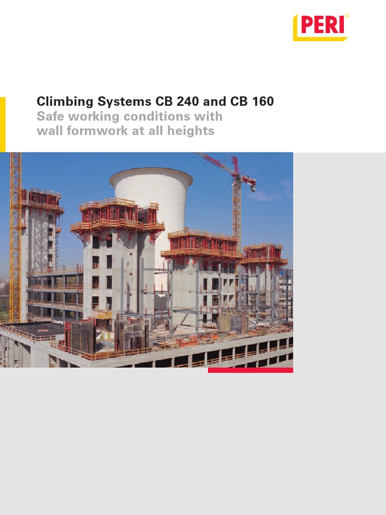 CB Climbing Bracket PERI | PDF | Scaffolding | Screw