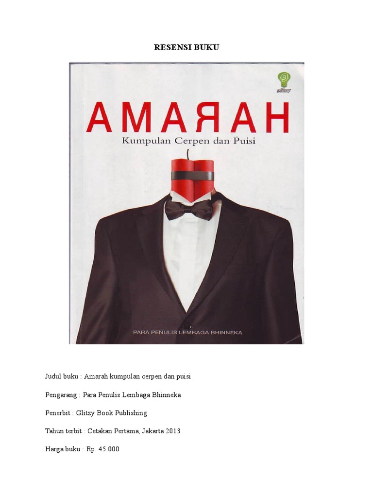 Resensi Buku Amarah | PDF