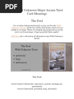 Your Universal 6 Card Spread Reading at Lotus Tarot | PDF | Self ...