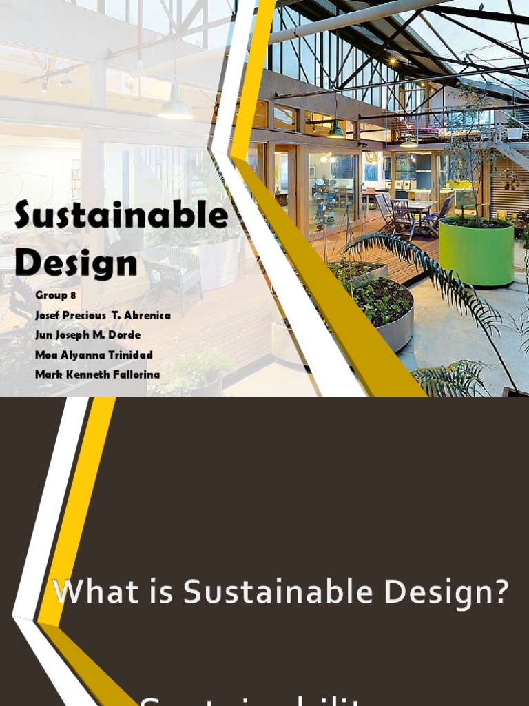 Sustainable Design Report | PDF | Sustainable Design | Sustainability