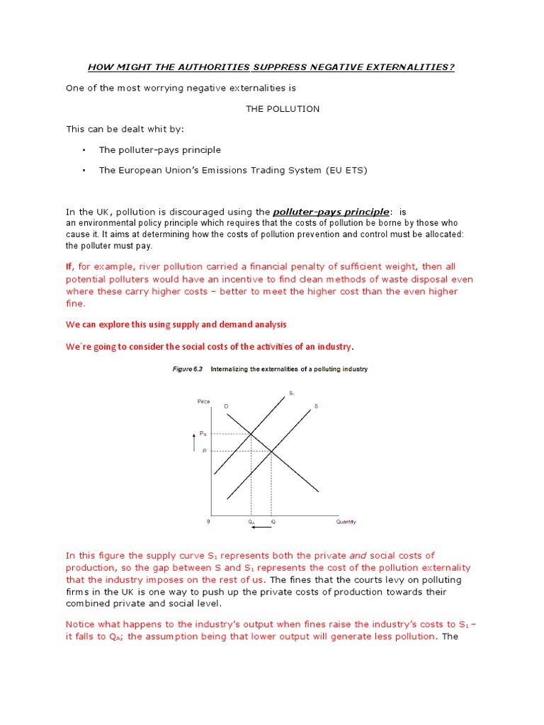How Might The Authorities Suppress Negative Ex Tern Ali Ties | PDF ...