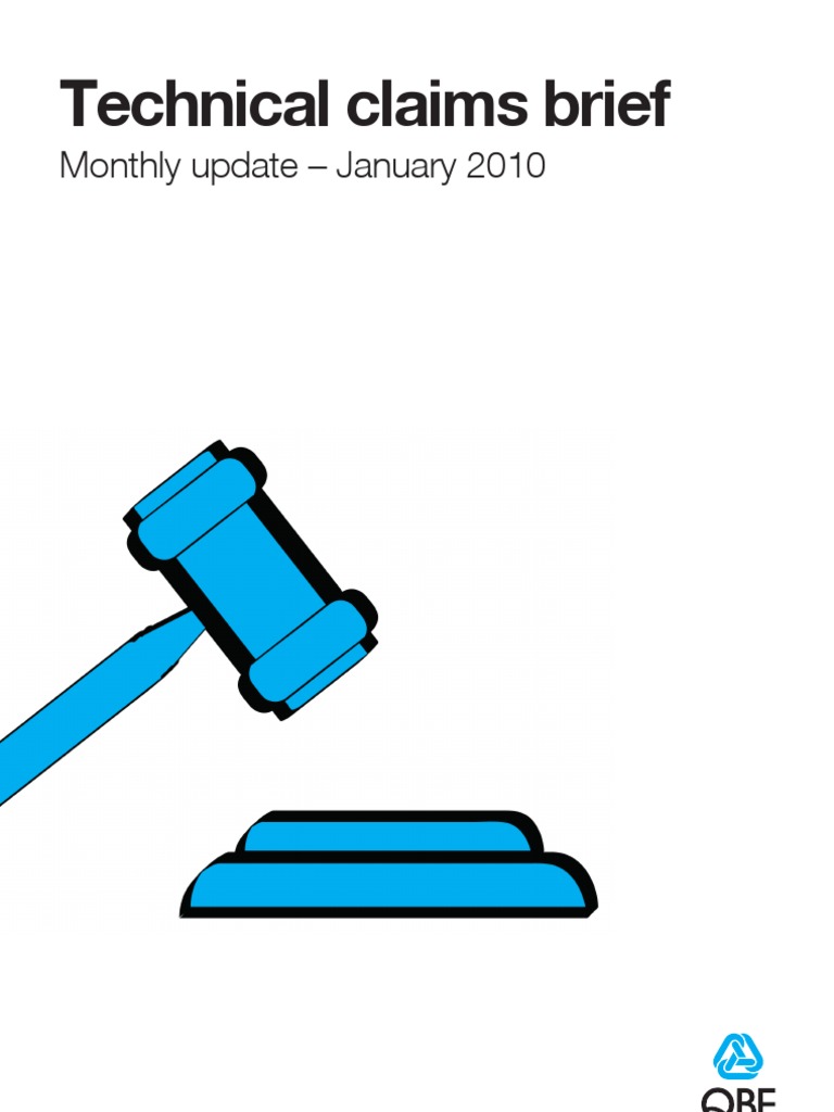 January 2010 Technical Claims Update | PDF | Costs In English Law ...