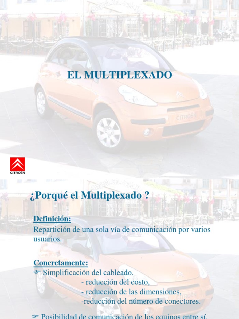 Multiplexado Citroen | PDF | Motor diesel | Ingeniería en ...