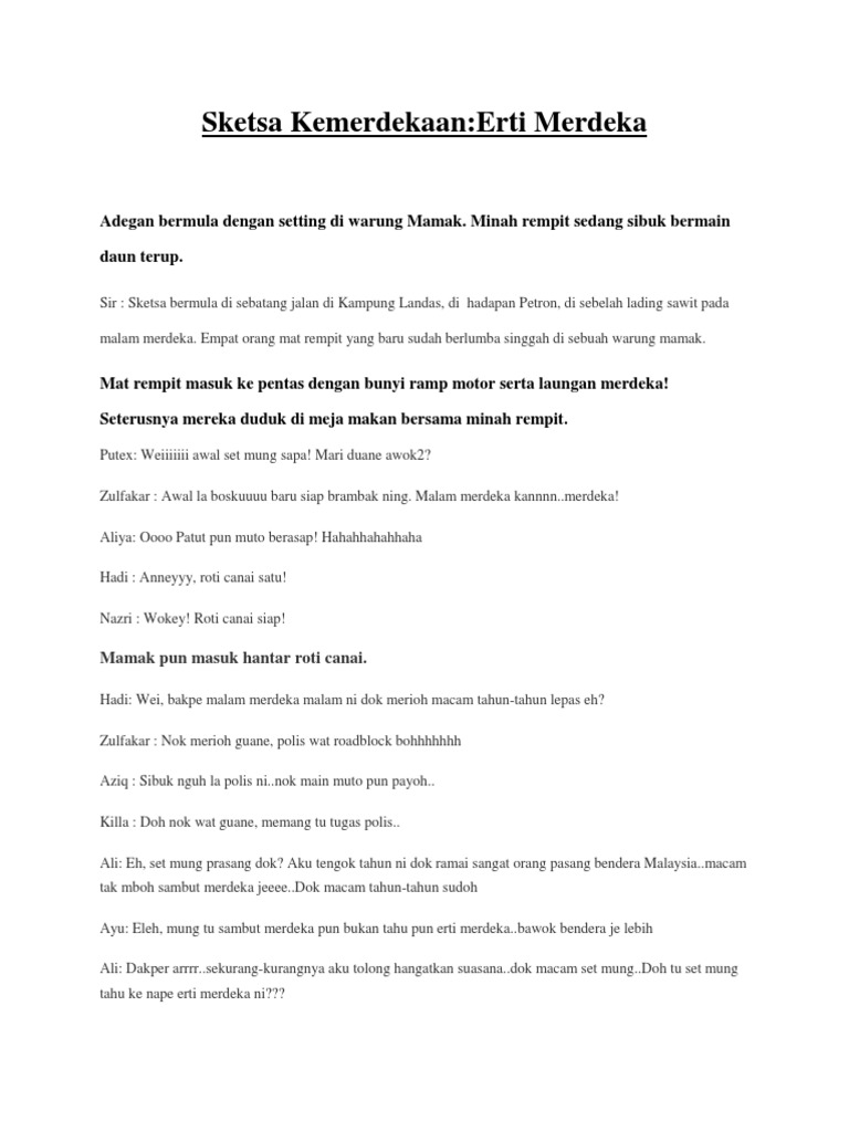 Sketsa Merdeka | PDF