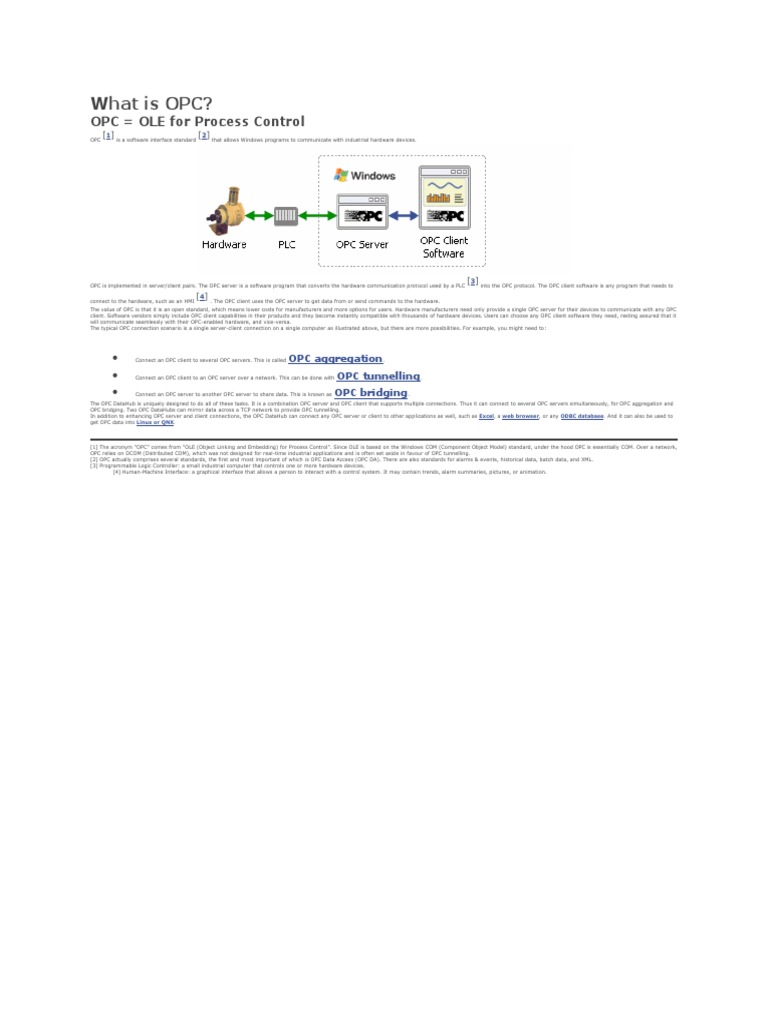 What Is OPC?: OPC OLE For Process Control | PDF | Computing | Software
