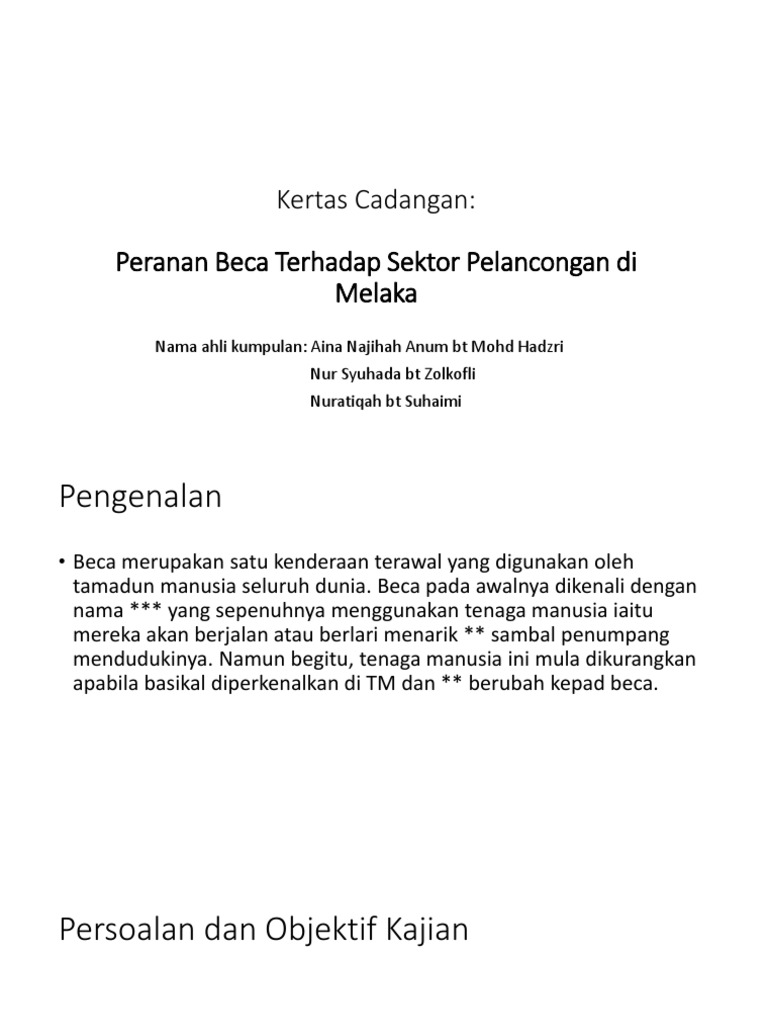 Beca Di Malaysia | PDF