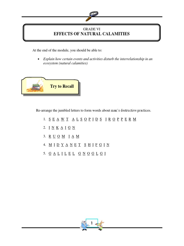 Effects of Natural Calamities | PDF | Tsunami | Earthquakes