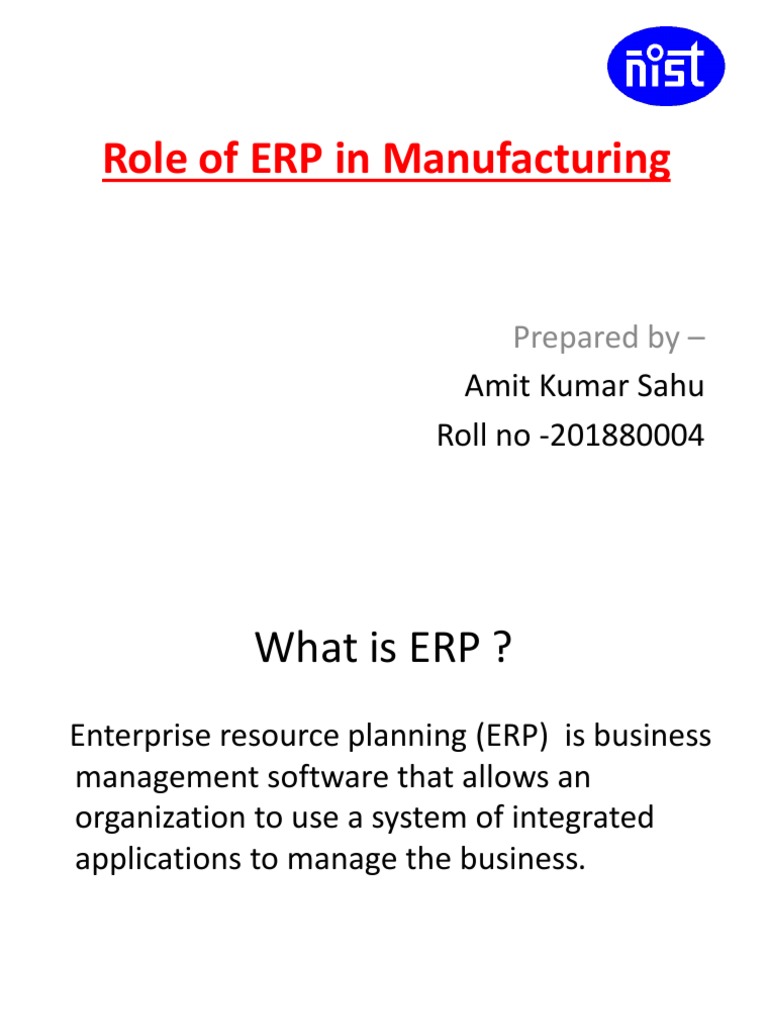 Maximizing Manufacturing Efficiency Through Enterprise Resource ...