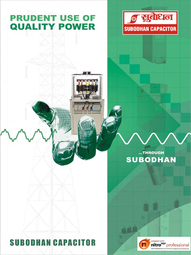 Subodhan Capacitors Product Brochure | PDF