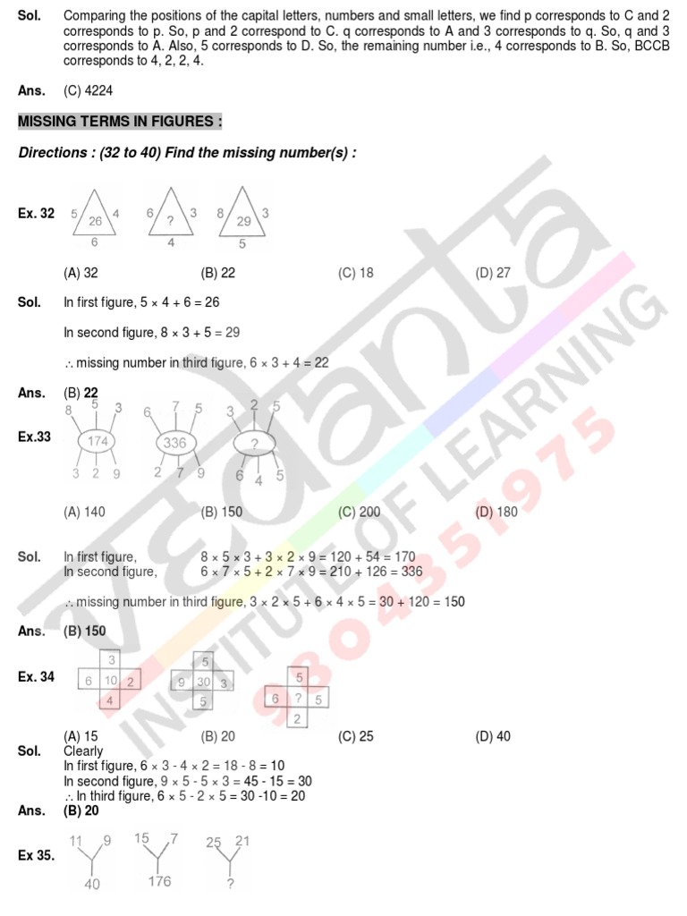 Number and Letter Series | PDF | Teaching Mathematics