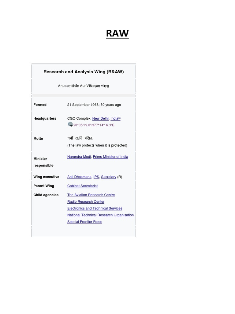 Raw | PDF | Intelligence Assessment | Security