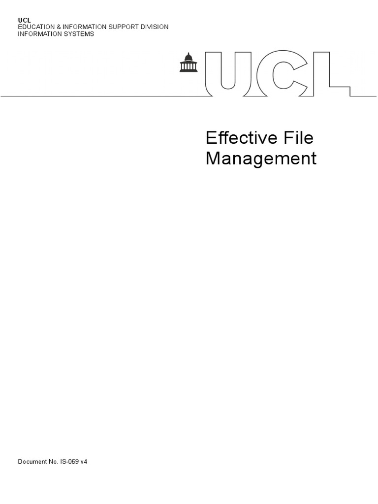 File Management Manual | PDF | Computer File | Zip (File Format)