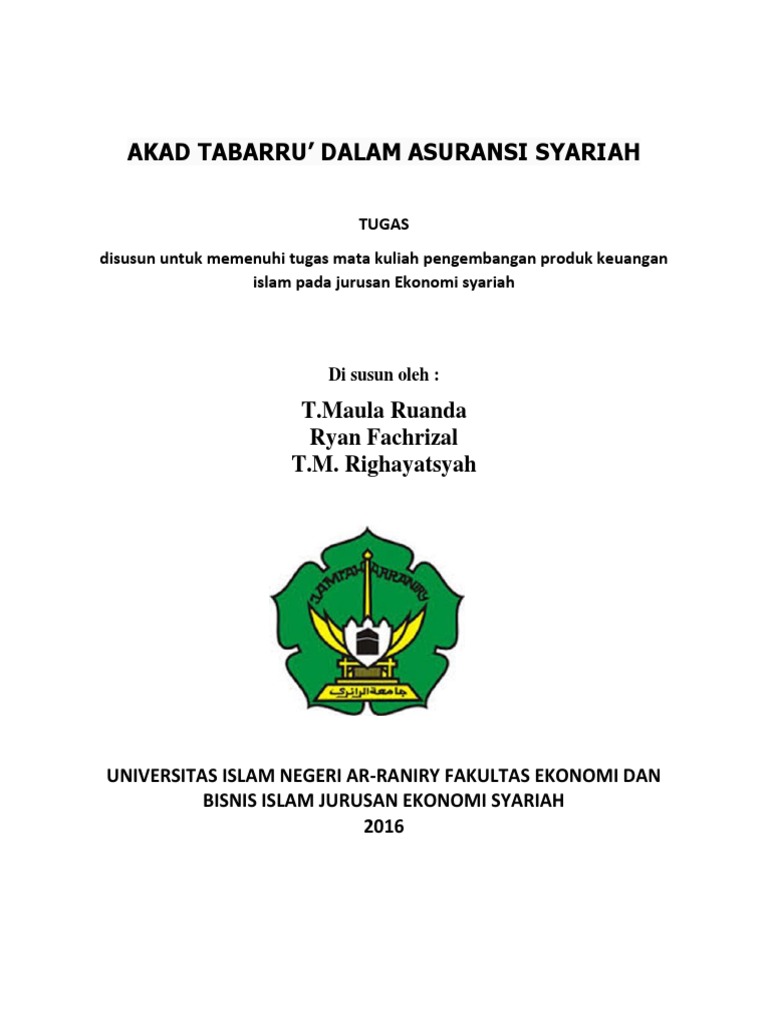Akad Tijarah Atau Tabaruq | PDF