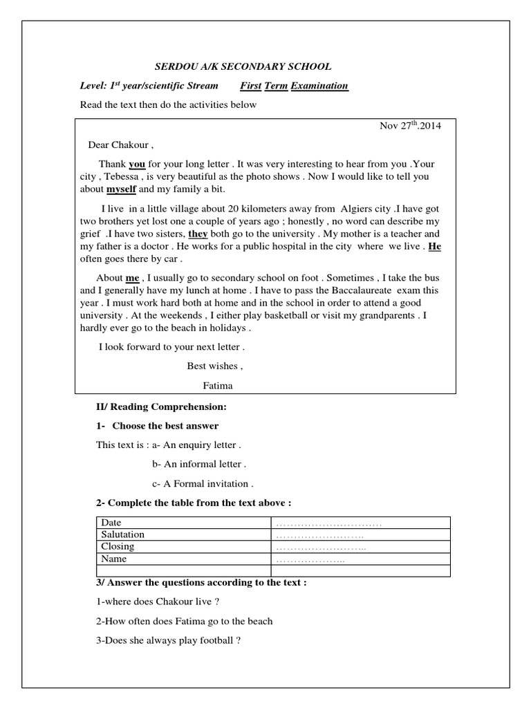 Fatima Letter - Docx Version 13025274784725446153 | PDF | Linguistics