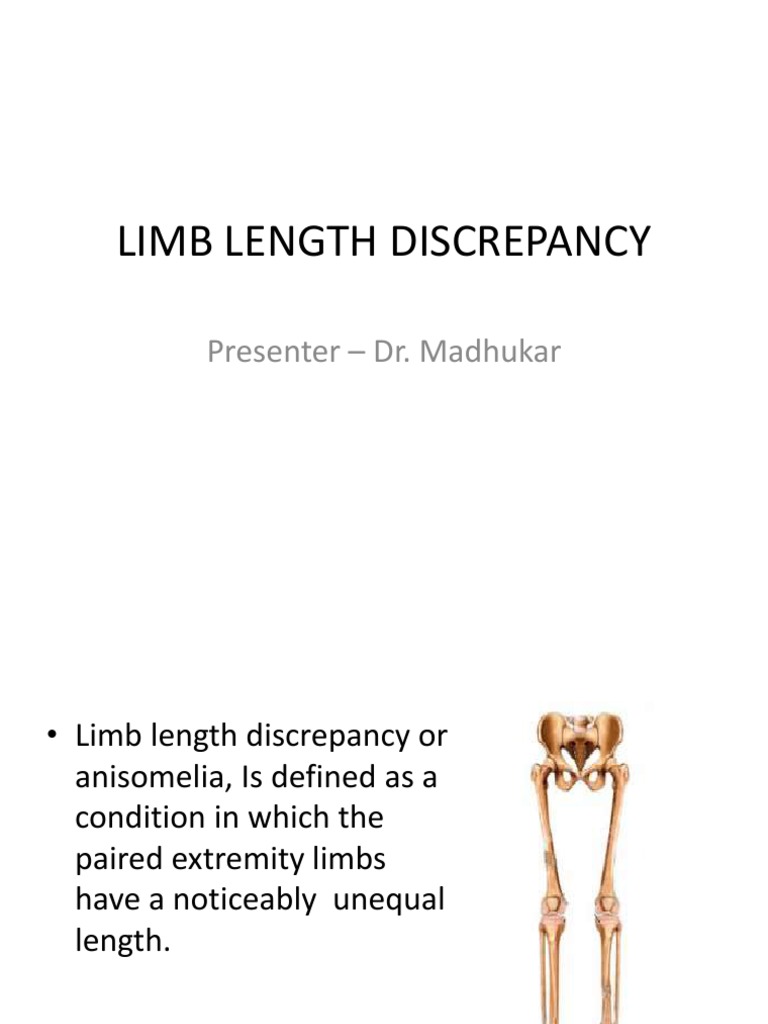 Understanding Anisomelia and LLD | PDF | Human Leg | Musculoskeletal System