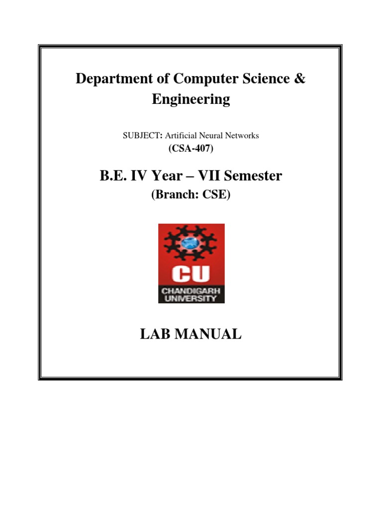 ANN Lab Manual | PDF | Artificial Neural Network | Matlab