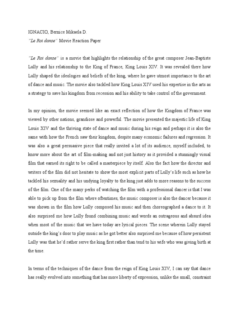 Iepdda Le Roi Danse-2 | PDF | Louis Xiv Of France | Dances