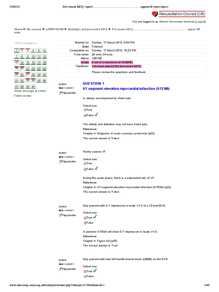 Precourse Als | PDF | Cardiopulmonary Resuscitation | Artificial ...