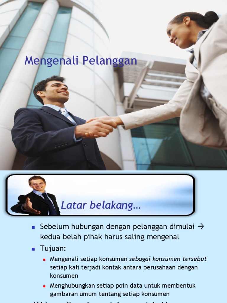 Mengenali Pelanggan | PDF