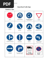 Traffic Signs in India Overview | PDF | Road | Land Transport