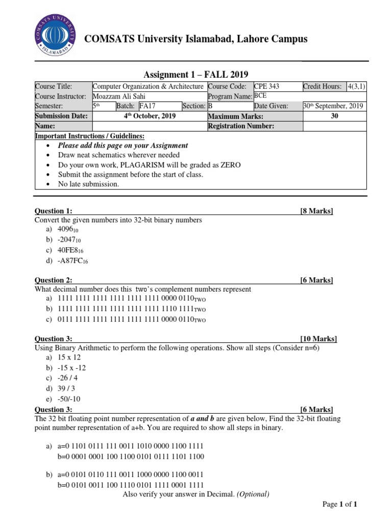 CPE-343 Theory PDF | PDF