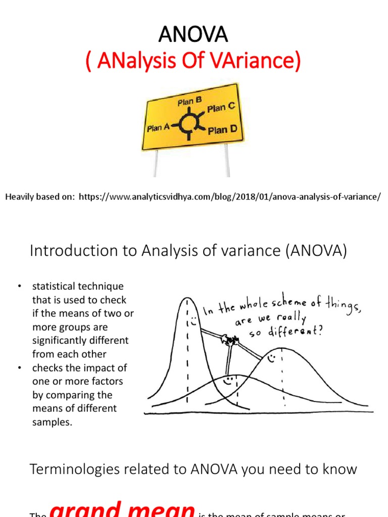 ANOVA F Value | PDF | F Test | Analysis Of Variance