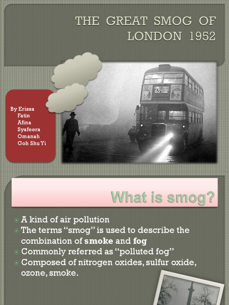 The Great Smog of London 1952 | PDF | Social Science | History