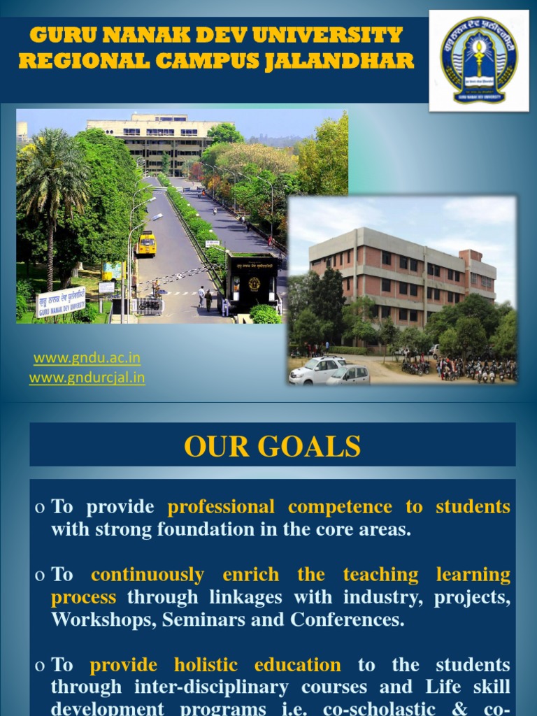 Guru Nanak Dev University | PDF | Computer Network | Electronic Engineering