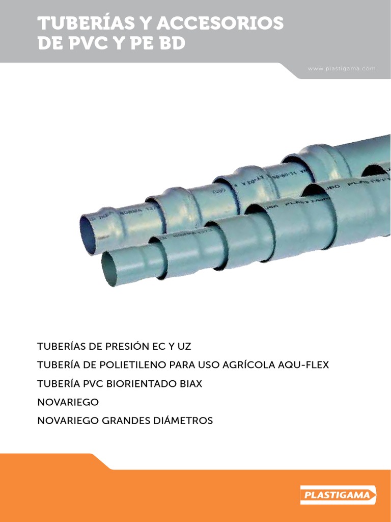 Tuberias_y_accesorios_PVC-1 PLASTIGAMA.pdf | Cloruro de polivinilo ...