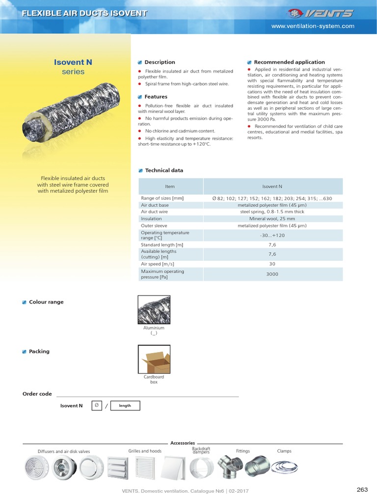 Series: Isovent N | PDF | Duct (Flow) | Building
