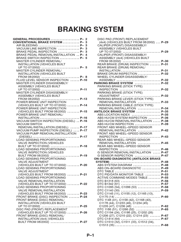 Braking System | PDF | Anti Lock Braking System | Brake
