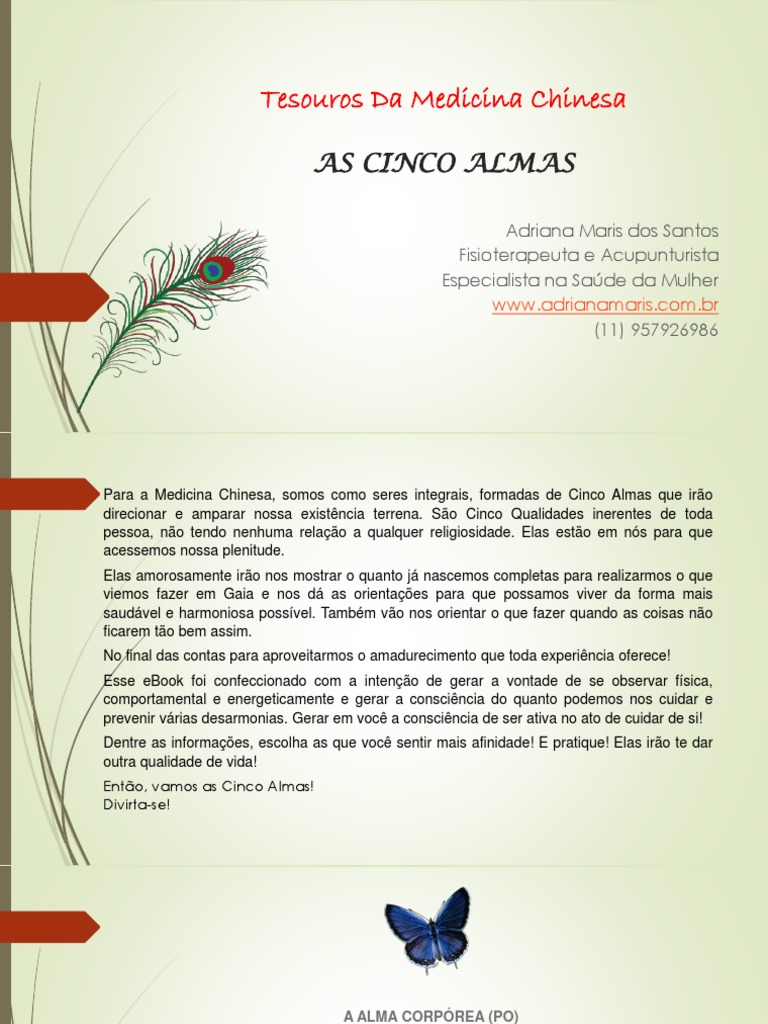 As Cinco Almas segundo a Medicina Chinesa: entendendo nossa essência ...