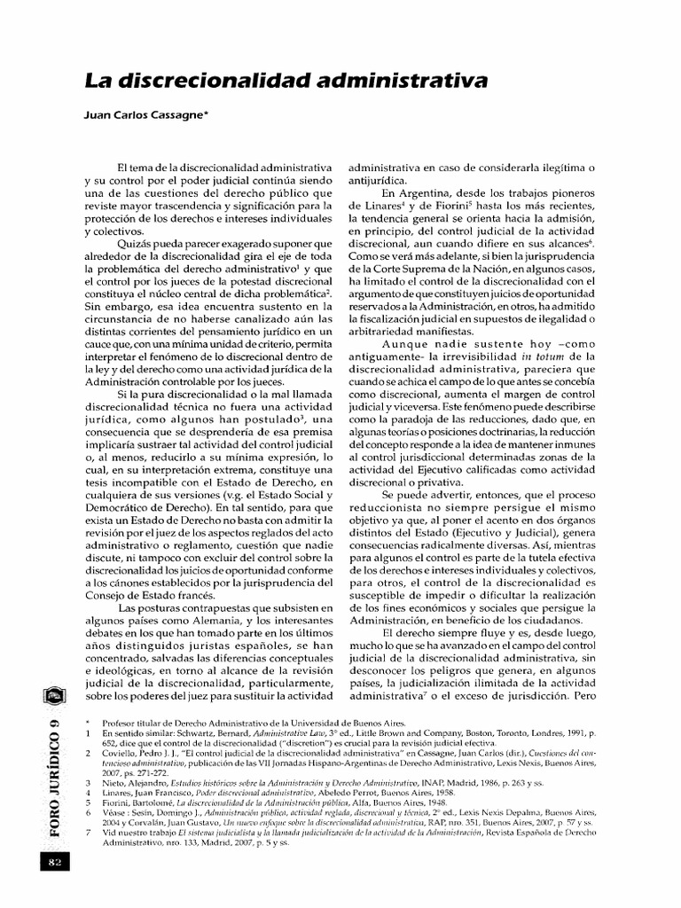 Discrecionalidad de Funcionariod PDF | PDF | Juez | Separación de poderes