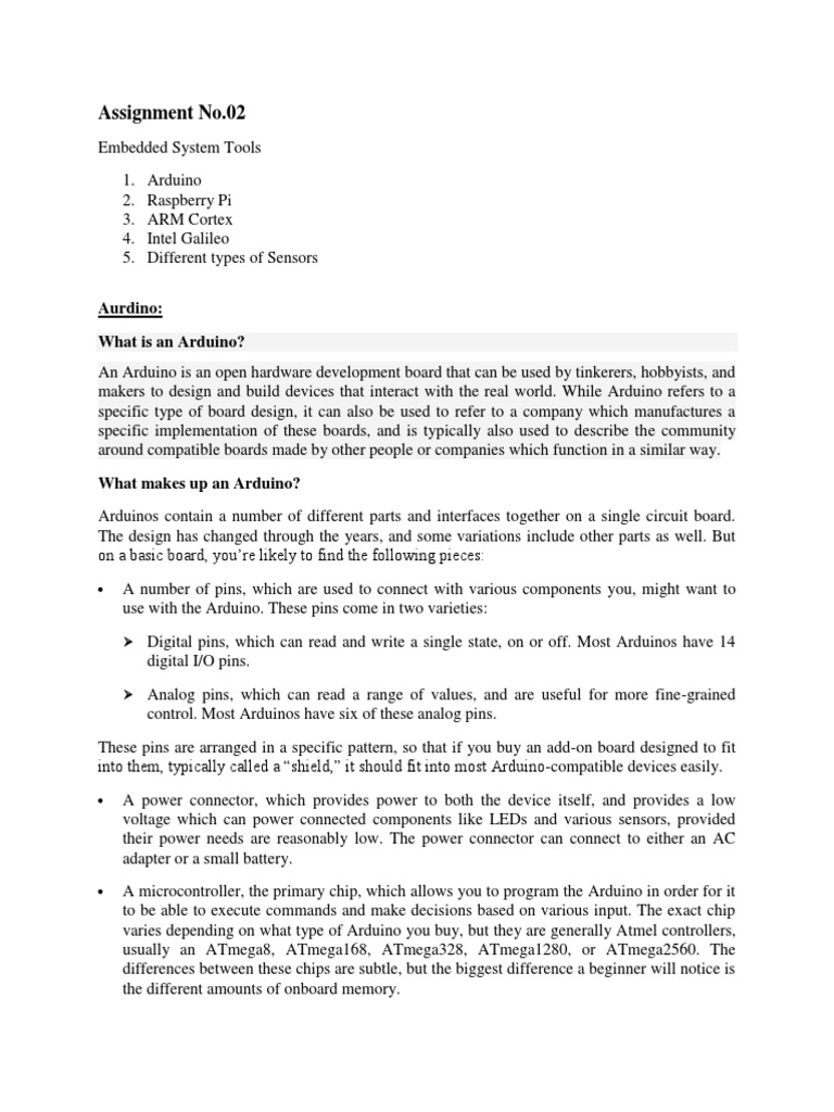 Assignment No.02 | PDF | Infrared | Arduino Assignment No.02 | PDF | Infrared | Arduino