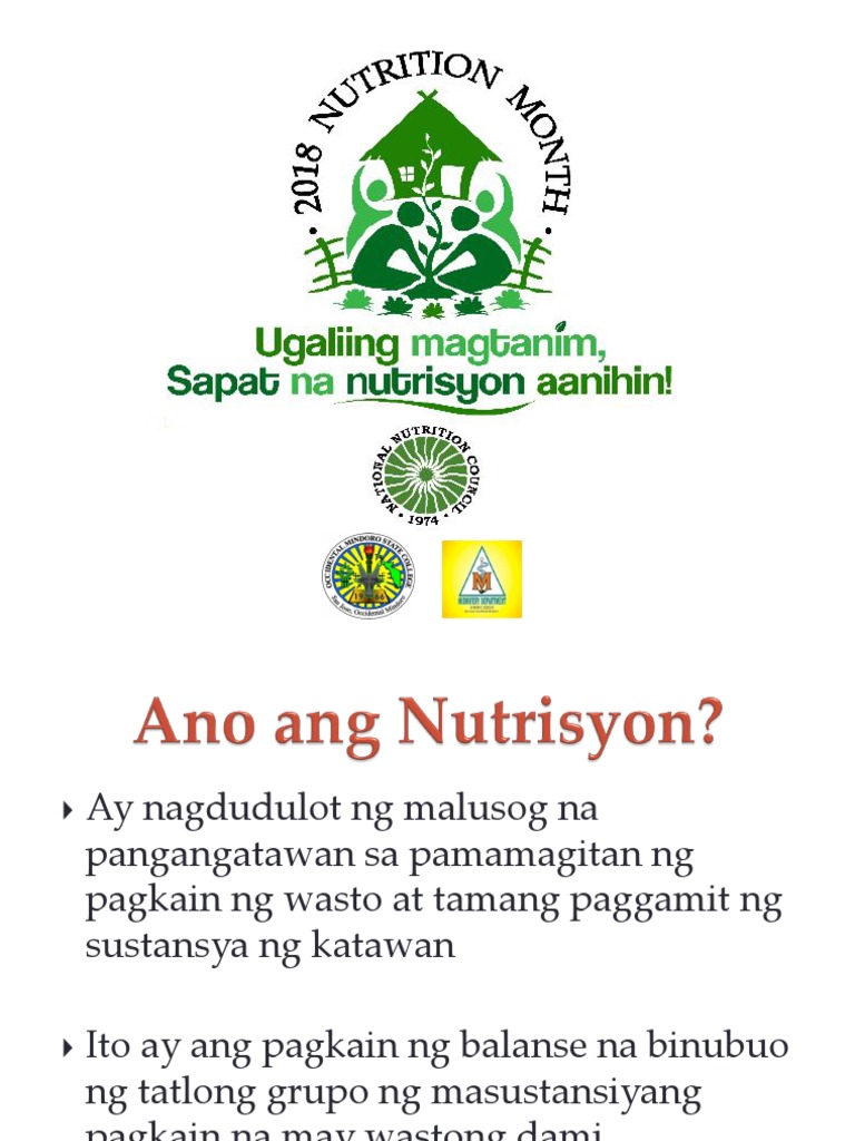 Nutrisyon Lecture | PDF