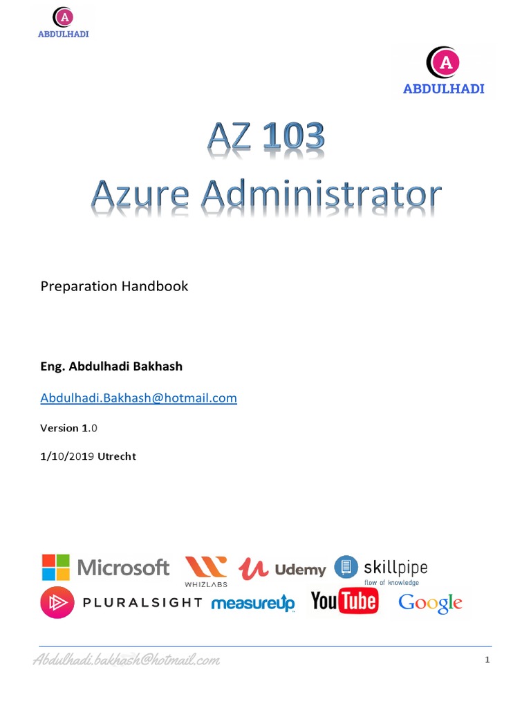 Preparation Handbook for Azure Fundamentals | PDF | Microsoft Azure ...