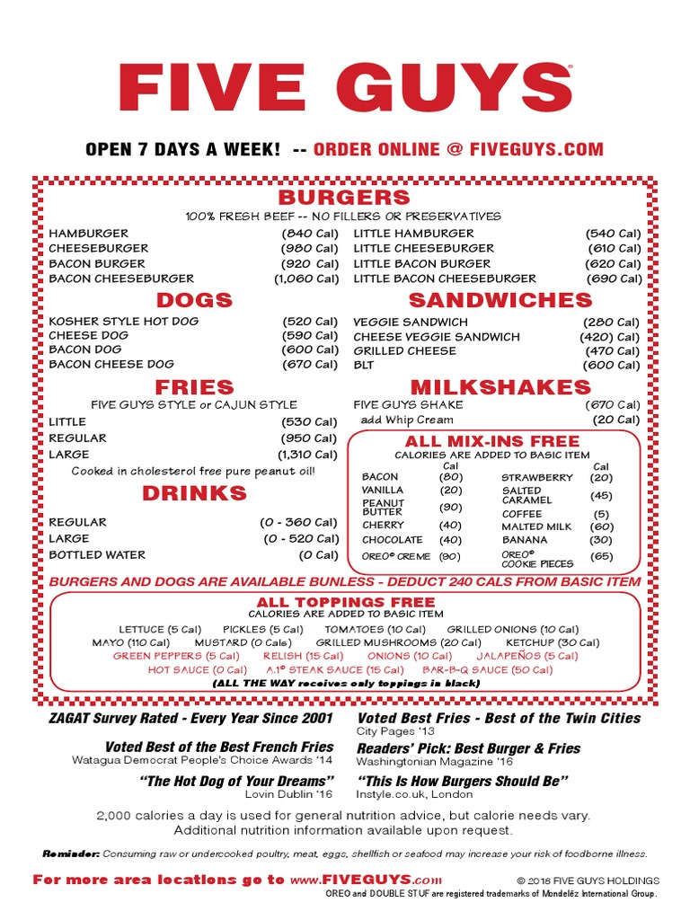 Full Menu PDF | PDF | Hamburgers | Bacon