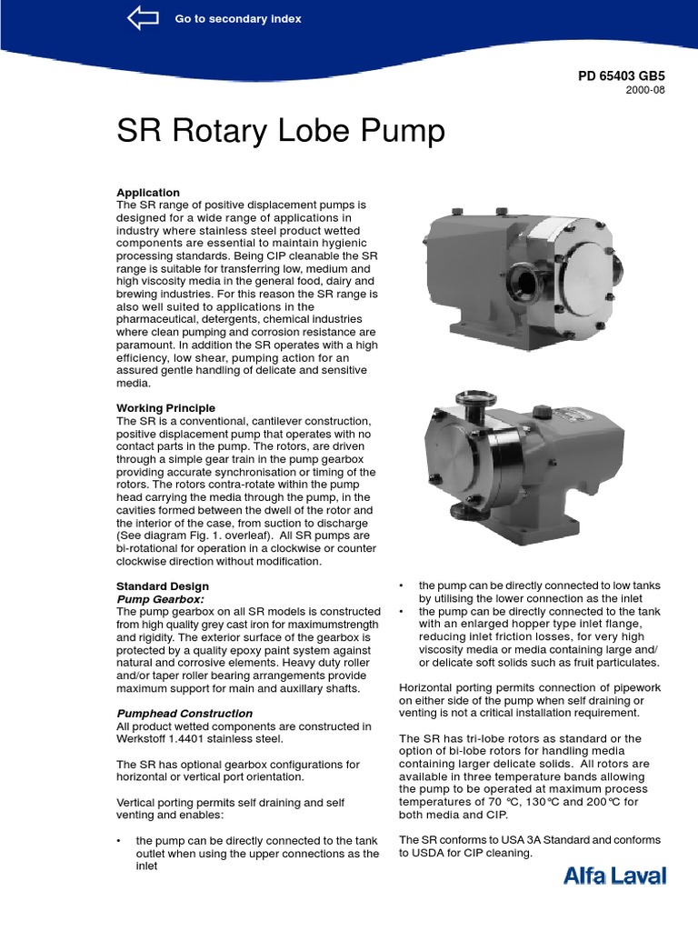 Bomba Lobular | PDF | Pump | Valve