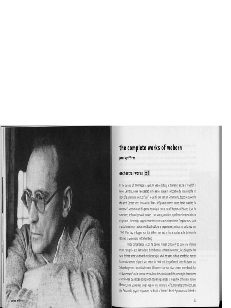 The Complete Works of Webern | PDF