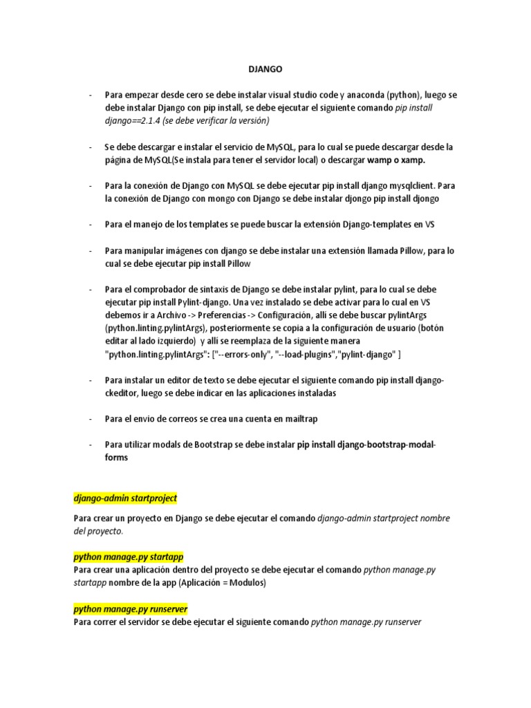 Django Pdf Python Lenguaje De Programación Desarrollo De Software