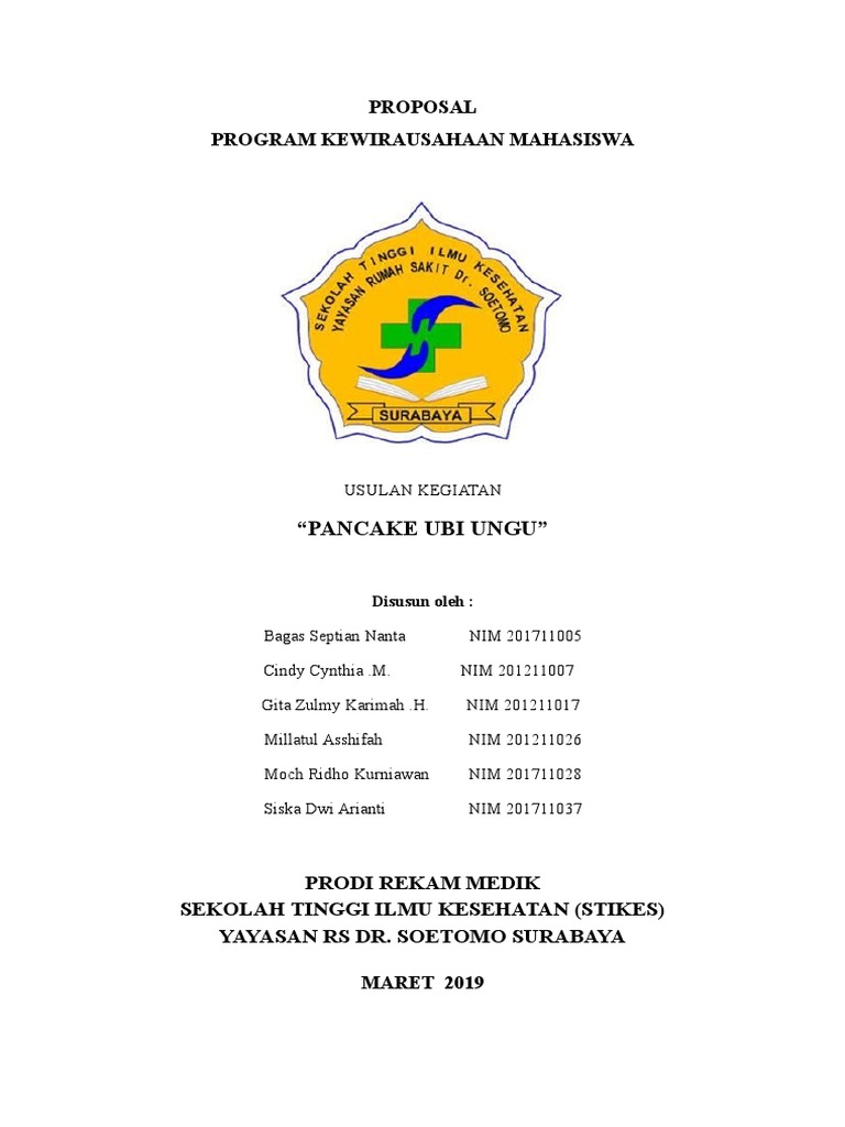 Proposal Ubi Ungu | PDF
