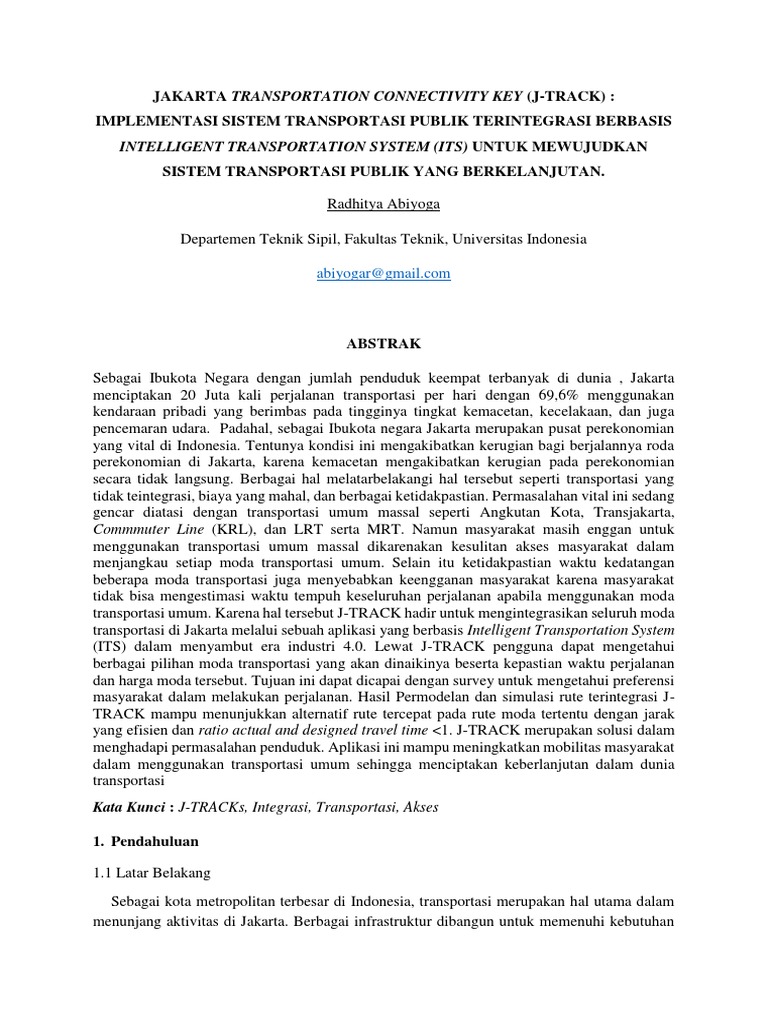 Paper 1 - Radhitya Abiyoga - 1606904384 | PDF | Ilmu Sosial | Komputer