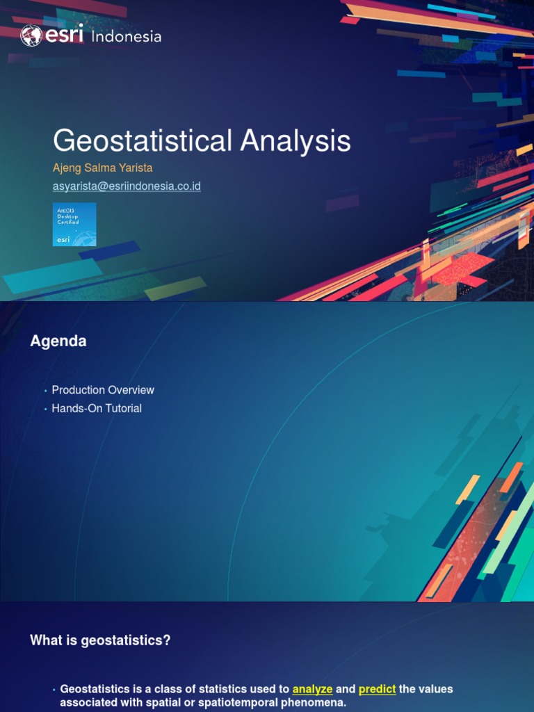 Geostatistical Analysis | PDF | Arc Gis | Cross Validation (Statistics)