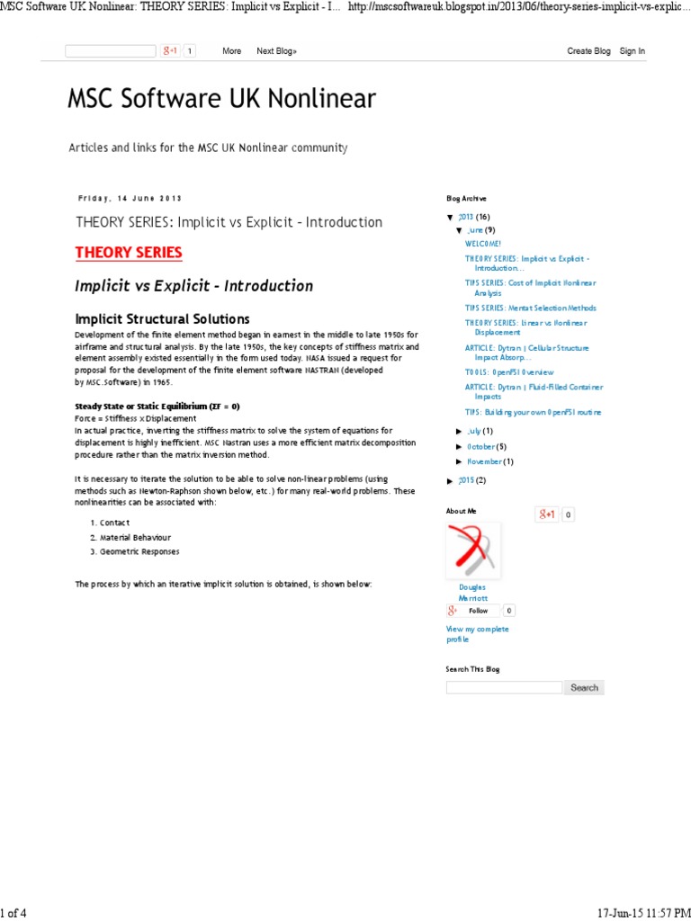 Implicit vs Explicit Introduction | PDF | Finite Element Method ...