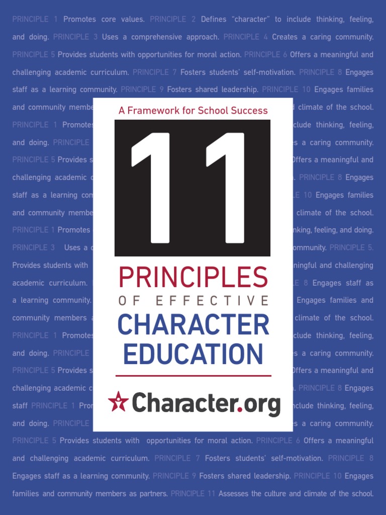 Eleven Principles July 2016 PDF | PDF | Curriculum | Value (Ethics)