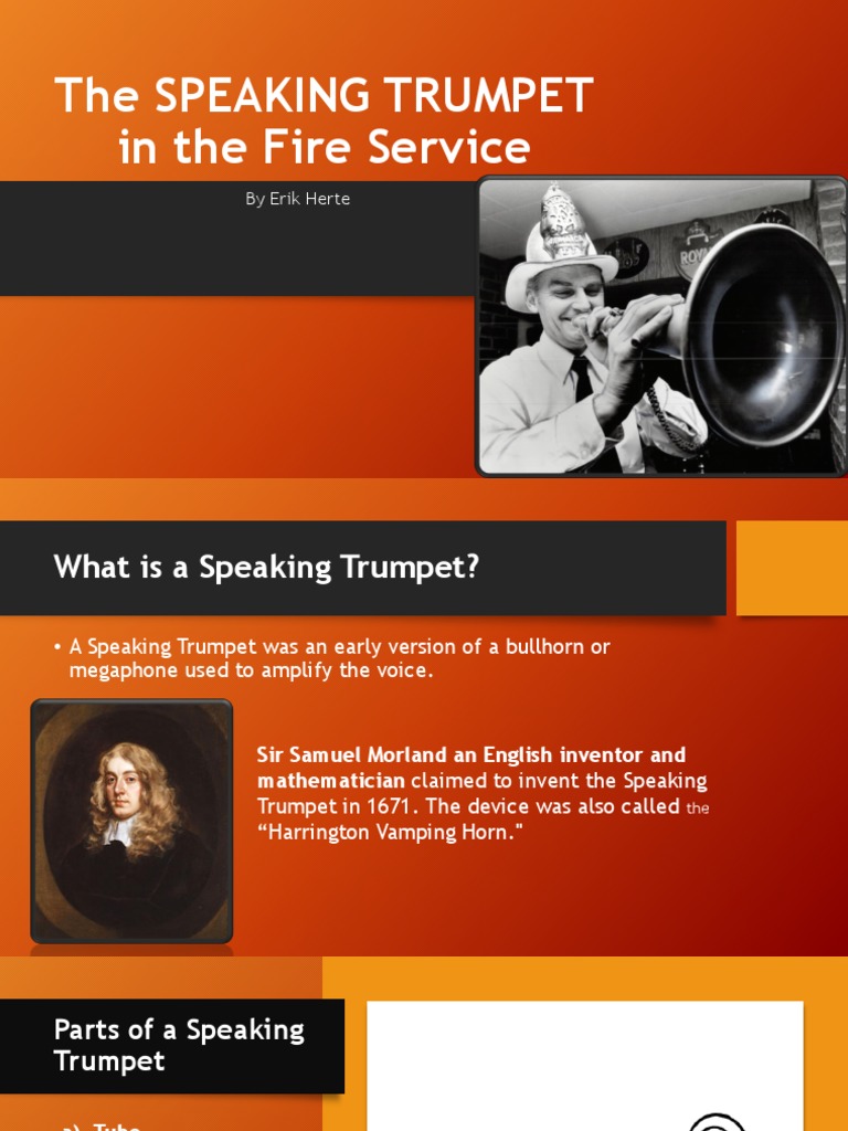 History of Speaking Trumpets in Firefighting | PDF