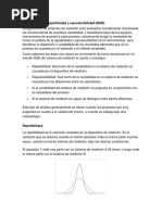 Estudio R&R en Minitab | PDF | Calibración | Medición