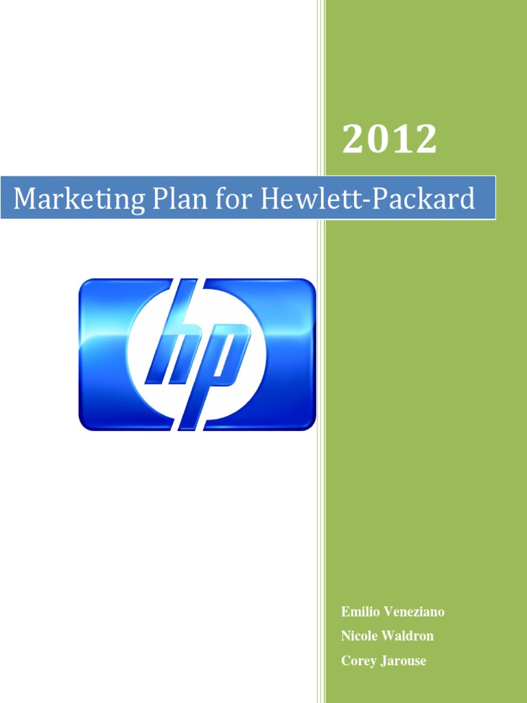 Marketing Plan For HP PDF | PDF | Hewlett Packard | Dell