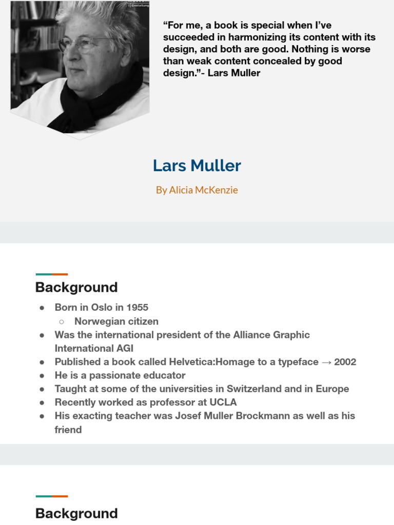 Lars Mueller | PDF | Helvetica | Graphic Design