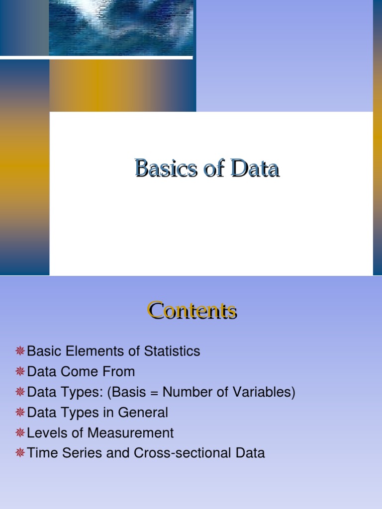 Statistic Notes | PDF | Level Of Measurement | Likert Scale